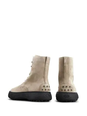 TOD'S W.g. Heritage Ankle Boots - Neutrals