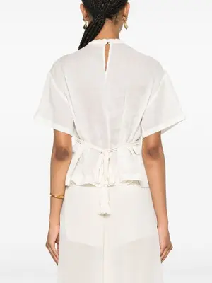 Ulla Johnson Cari Crochet-paneling Blouse
