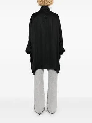 Rick Owens Tabard Satin Blouse