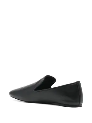 Calvin Klein Logo-debossed Leather Loafers