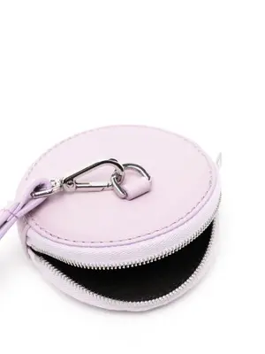 Maison Kitsuné Cloud Leather Coin Purse - Purple