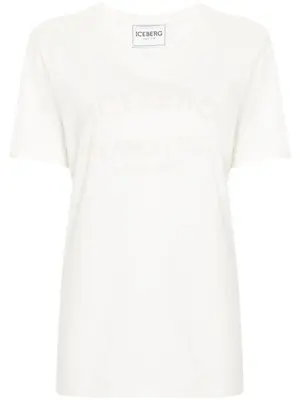 Iceberg Ribbed T-shirts For Women