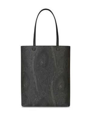 Etro Paisley Print Tote - Black