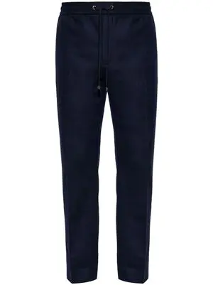 Moncler Logo-appliqué Track Pants - Blue