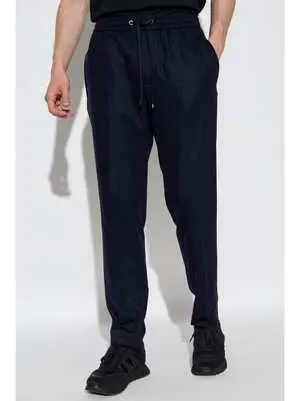 Moncler Logo-appliqué Track Pants - Blue
