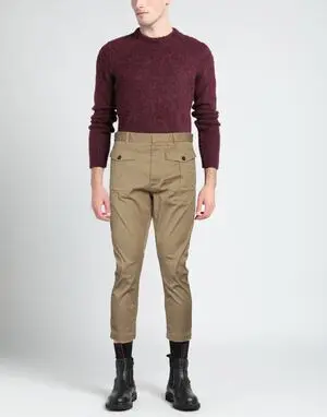 Dsquared2 Woven Straight Leg Pants - Sand