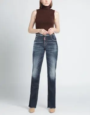 Dsquared2 Flared Jeans With Logo Appliqués