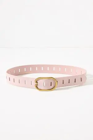 Anthropologie By Anthropologie Adjustable Notch Belt Pink
