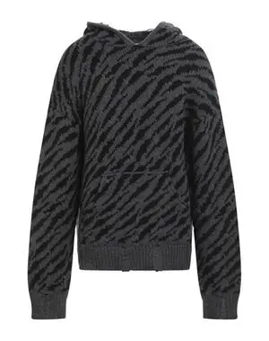 Rhude Two-tone Wool And Cashmere Knit Hoodie