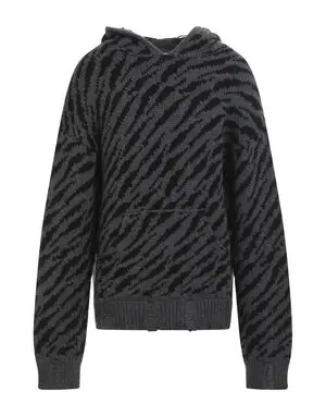 Rhude Two-tone Wool And Cashmere Knit Hoodie