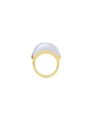 WYLD BOX Luna Mini Ring - 18k Yellow Gold & White Gold