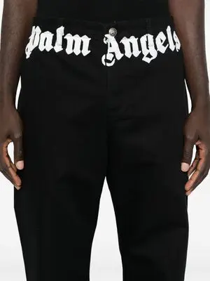 Palm Angels Logo-print Trousers