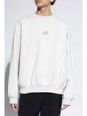 Balenciaga Logo-print Cotton Sweatshirt