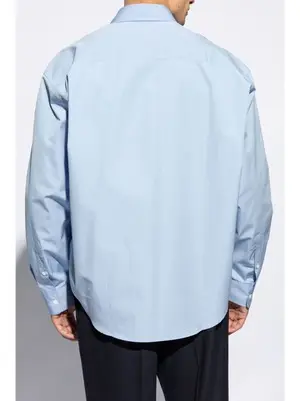 Ami Logo Embroidered Shirt