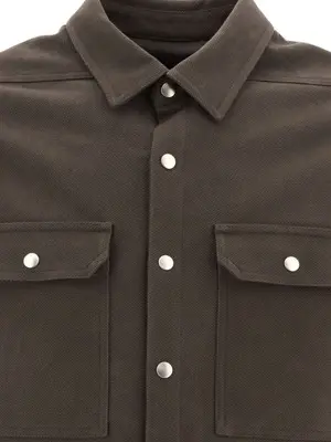 Rick Owens Buttoned Shirt Jacket