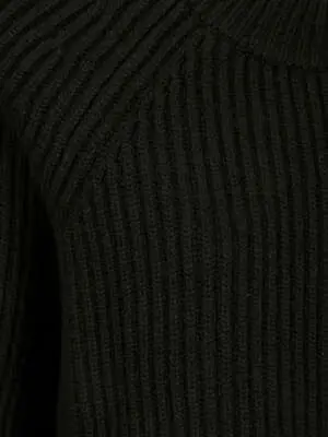 Yohji Yamamoto Backless Cropped Top - Black