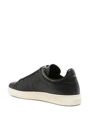TOM FORD Warwick Leather Sneakers - Black