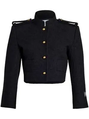 Patou Cropped Sailor Jacket - Black
