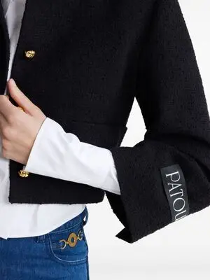 Patou Cropped Sailor Jacket - Black