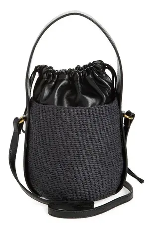 Chloé Woody Basket Bucket Bag - 001 Black