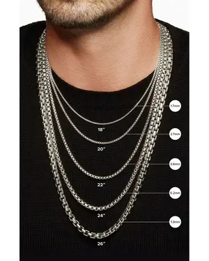 David Yurman Large Box Chain Necklace