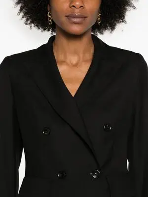 Max Mara Osanna Double-breasted Blazer - Black