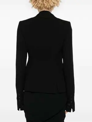 Rick Owens Single-breasted Virgin Wool Blazer