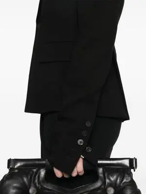 Rick Owens Single-breasted Virgin Wool Blazer