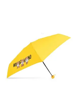Moschino Teddy Bear-logo Print Compact Umbrella