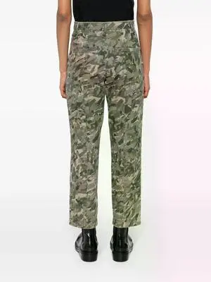 Zadig&Voltaire Camouflage Print Trousers - Green