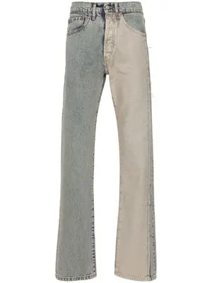 MAISON MARGIELA Panelled Straight-leg Jeans
