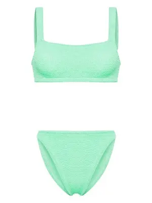 Hunza G Xandra Crinkled Bikini - Green
