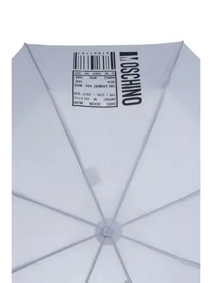 Moschino Logo-barcode-print Compact Umbrella