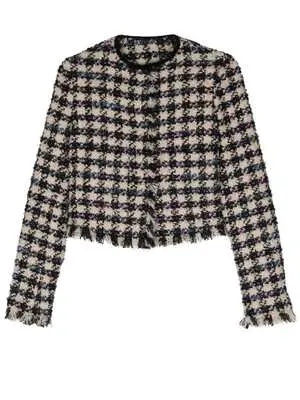 FORTE_FORTE Cropped Tweed Jacket
