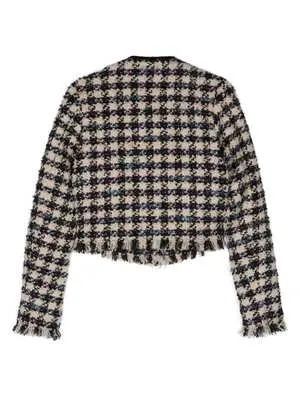 FORTE_FORTE Cropped Tweed Jacket