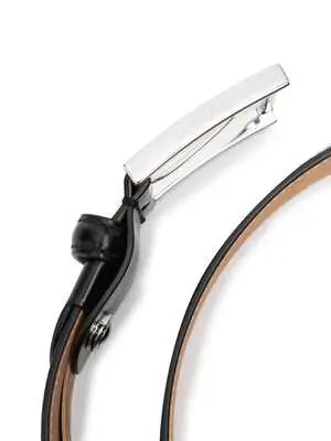 DOUCAL'S Leather Buckled Belt