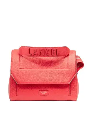 LANCEL Leather Cross Body Bag - Red