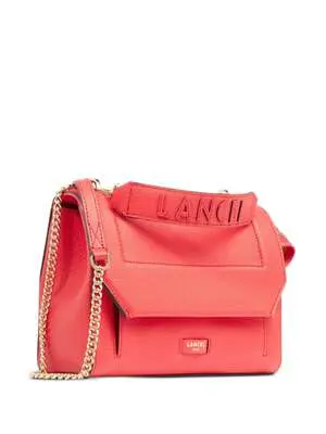 LANCEL Leather Cross Body Bag - Red