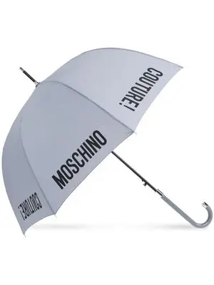 Moschino Logo-print Crook-handle Umbrella
