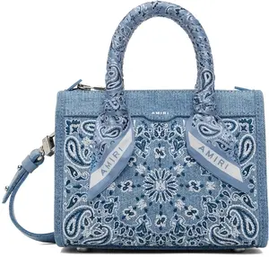 Amiri AMIRI Bandana Micro Triangle Bag - True Blue