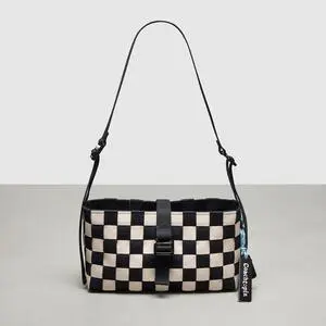 COACHTOPIA Woven Checkerboard Shoulder Bag