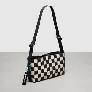 COACHTOPIA Woven Checkerboard Shoulder Bag