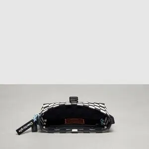 COACHTOPIA Woven Checkerboard Shoulder Bag