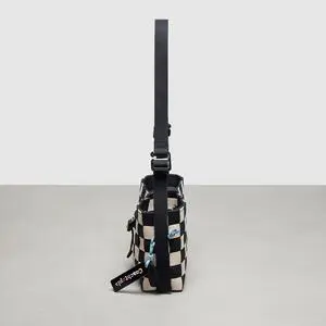 COACHTOPIA Woven Checkerboard Shoulder Bag