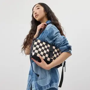 COACHTOPIA Woven Checkerboard Shoulder Bag