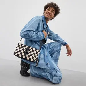 COACHTOPIA Woven Checkerboard Shoulder Bag