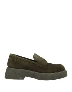 LORIBLU LORIBLU Loafers In Leather Green