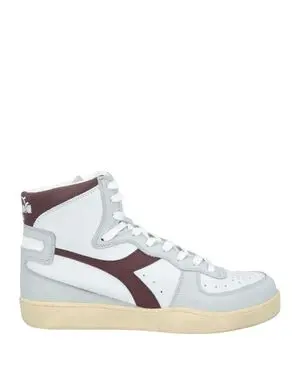 DIADORA Leather High-top Sneakers - White