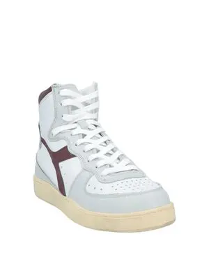 DIADORA Leather High-top Sneakers - White