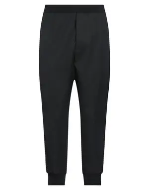 Dsquared2 Twill Wide Leg Pants With Side Stripe - Black